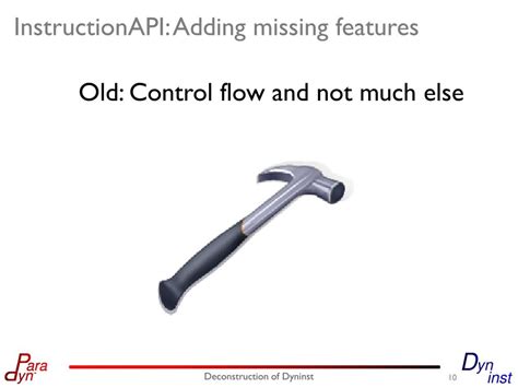Ppt Deconstruction Of Dyninst Best Practices And Lessons Learned
