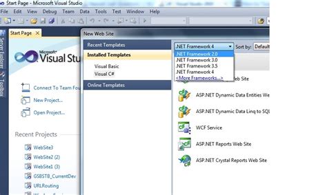 C Visual Web Developer 2010 Express Creating A Aspnet Web Site