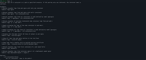 kubectl logs command to view pod logs tasrie it services medium