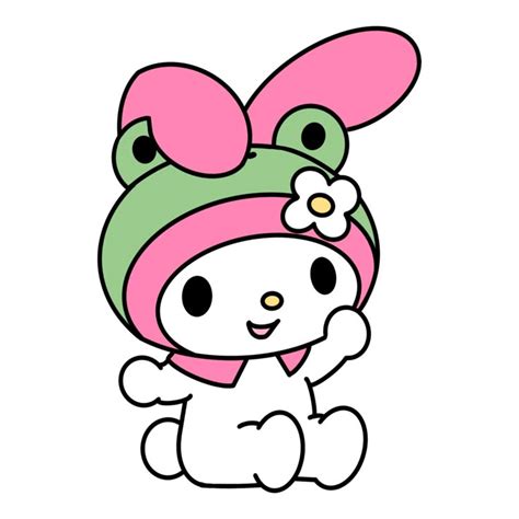 My Melody Frog Froggy Cute Sanrio Kuromi Hello Kitty My Melody Green