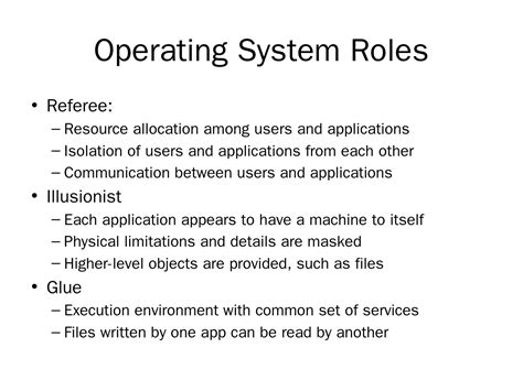 Operating Systems Principles And Practice Introduction