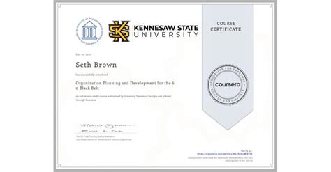 Seth Brown On Linkedin Completion Certificate For Organization