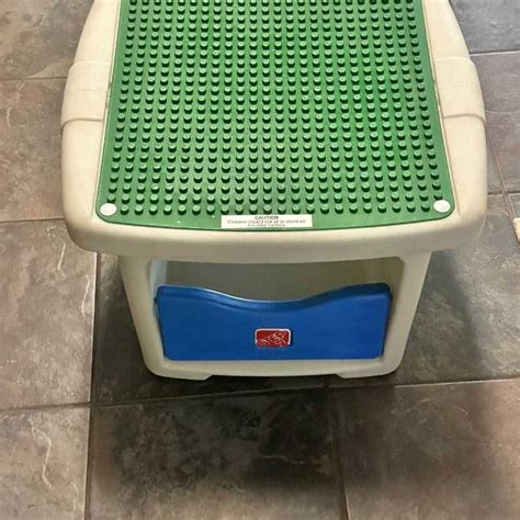 Best Step 2 Duplo Lego Table With Storage Underneath With Bag Of Duplo Blocks For Sale In Hoover