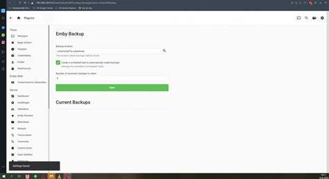 Server Configuration Backup Plugin Backup Not Working Plugins