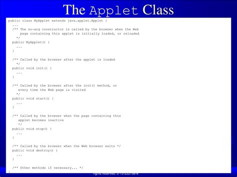 Ppt Chapter 16 Applets And Multimedia Powerpoint Presentation Free Download Id1191432