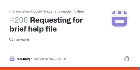 Requesting For Brief Help File Issue Midas Network Covid Scenario Modeling Hub GitHub