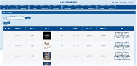 [附源码]python计算机毕业设计 大学生心理健康咨询系统django（程序 lw） 心理测试php源码 csdn博客