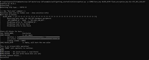 【esp32 S3】base On Esptool Commands To Finish Flash Encryption Release Modeesp32s3 Esptool Csdn博客