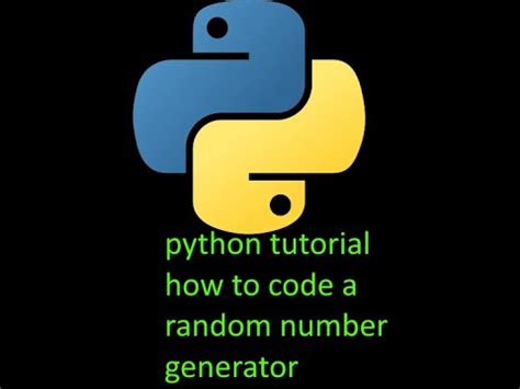 Random Number Generator In Python Beginner Python Tutorial 3 YouTube