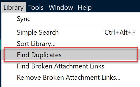 Removing Duplicate References EndNote Library Guides At CSIRO Library Services