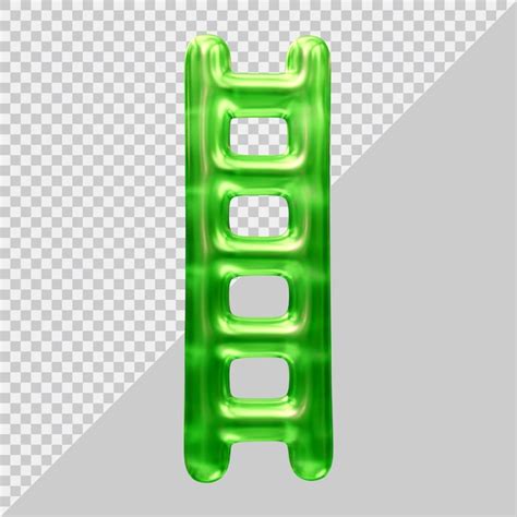 3d 렌더링의 사다리 디자인 기하학적 모양 프리미엄 Psd 파일