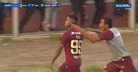安迪·波罗的巨大目标是 universitario 在 liga 1 对阵阿亚库乔足球俱乐部的复出 infobae