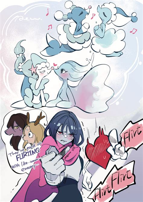 Rendoll Brionne Kris Dark World Deltarune Kris Deltarune Miss Mizzle Noelle Holiday