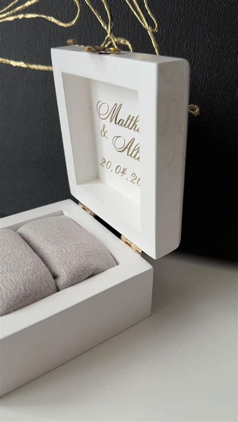 Свадебная шкатулка для колец 9*8*5 см | Idee per matrimoni, Matrimonio ...