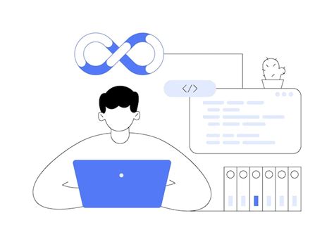 Premium Vector Collaborative Framework Abstract Concept Vector