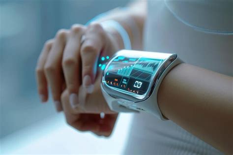 Premium Photo Wearable Technology For Fitness And Health Monitoring