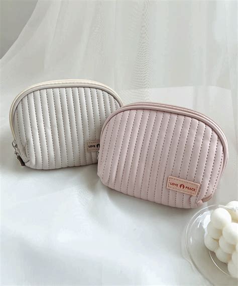 마들렌 미니 파우치 2color 에이블리