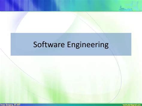 PPT Software Engineering PowerPoint Presentation Free Download ID