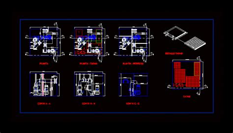 Pumping Station Dwg Block For Autocad • Designs Cad