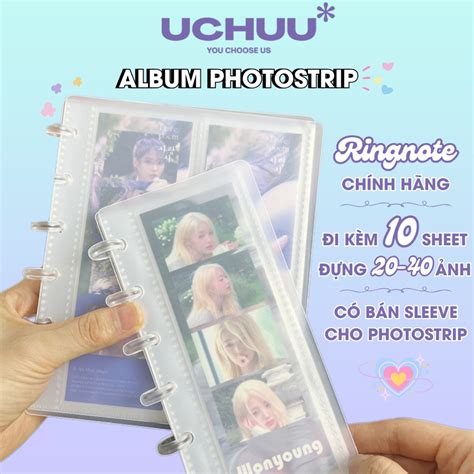 Album Đựng Photostrip Uchuu X Ringnote Binder Collectbook Ảnh Dài