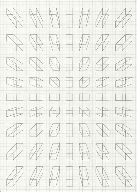 satisfying grid paper doodles funny perspective drawing graph