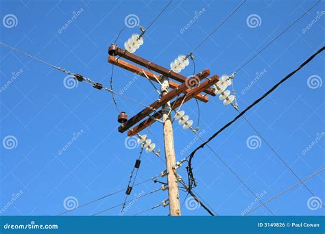Overhead Power Lines Stock Photo CartoonDealer Com 135141858