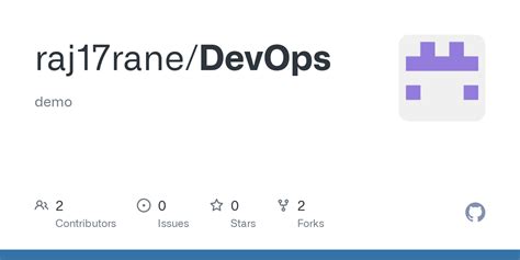 GitHub Raj Rane DevOps Demo