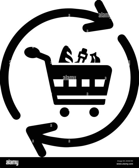 Update Cart Shopping Icon Simple Editable Vector Eps File Stock Vector Image And Art Alamy