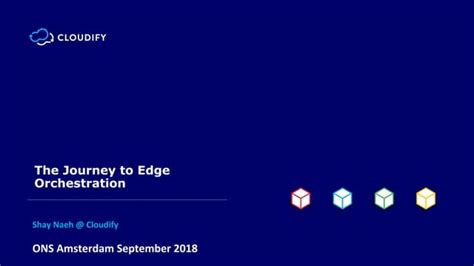 Edge Orchestration And Federated Kubernetes Clusters Open Networking