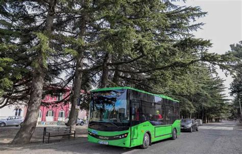 სამგორის რაიონში რამდენიმე ხაზზე „ისუზუს” მარკის ახალი ავტობუსები
