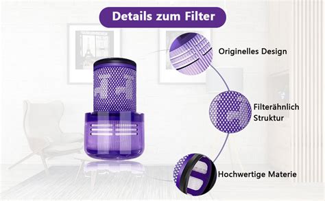 Amazon.de: Filter für Dyson V12, Filter für Dyson V12 Slim Absolute ...
