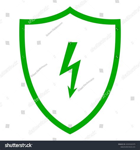 Lightning Shield On White Stock Vector Royalty Free 2232522375 Shutterstock Lightning Shield On White Stock Vector Royalty Free 2232522375 Shutterstock
