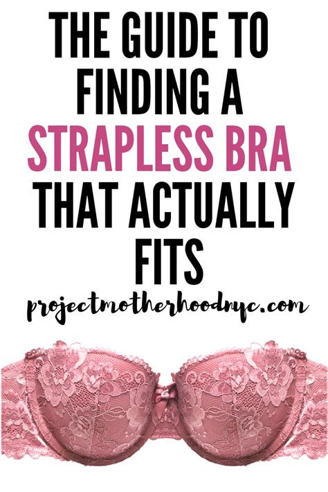 Strapless Bra Pin Project Motherhood