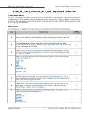 EX16 AC CH02 GRADER ML1 HW Instructions Docx Office 2016 Myitlab Grader Instructions Exploring