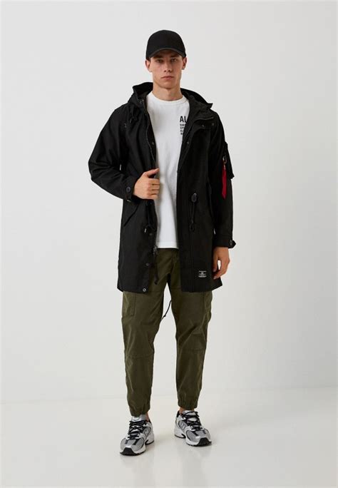 Парка Alpha Industries M-59 FISHTAIL MOD PARKA, цвет: черный ...