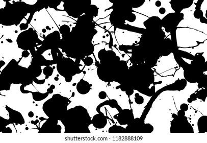 Seamless Paint Splatter Pattern Stock Vector Royalty Free
