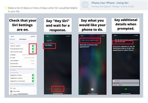IPhone Using Siri Honeycomb Speech Therapy