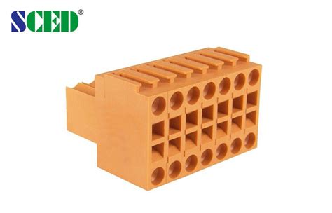 Mm Plug In Screwless Terminal Block With Single Level P P