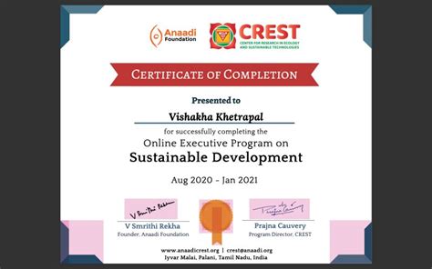 Vishakha Khetrapal On Linkedin Happy To Share That I Have Completed An Executive Program On