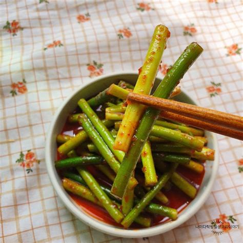 고추장마늘쫑장아찌담그는법 마늘쫑요리