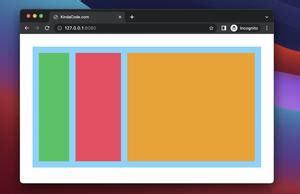 CSS Flexbox Make An Element Fill The Remaining Space KindaCode