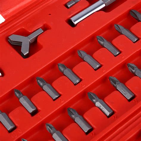 100pcs Chrome Security Bit Tool Set Torx Hex Drill Grandado