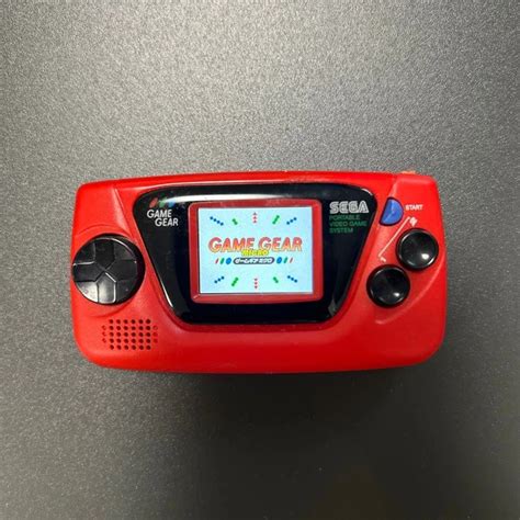 Sega Game Gear Micro Red Handheld Console 4 Games Compact Tested £92 77 Picclick Uk