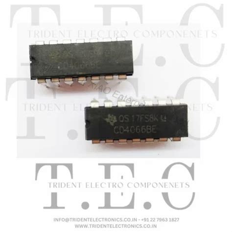 Cd4066be Ic Quad Bilateral Switch 14dip At ₹ 12 Piece Integrated Circuits In Mumbai Id
