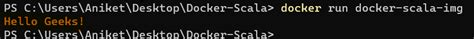 Running A Scala Application Using Docker Geeksforgeeks