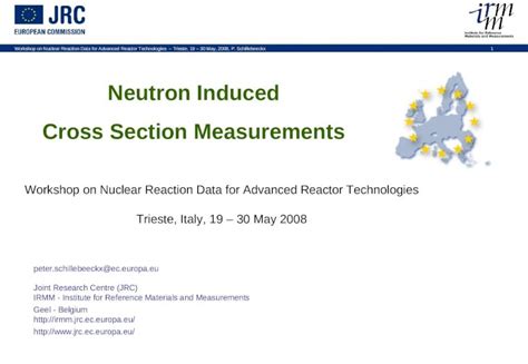 Ppt Neutron Induced Cross Section Measurements Dokumentips