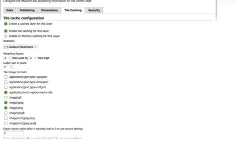 GeoWebCache In GeoServer With PostGIS Datastore Not Working Geographic Information Systems