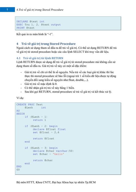 stored procedure pdf