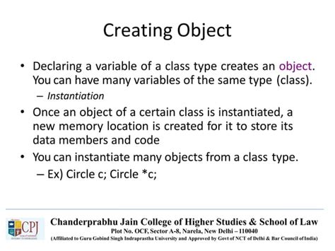 Object Oriented Programming Using Bca 209 Ppt