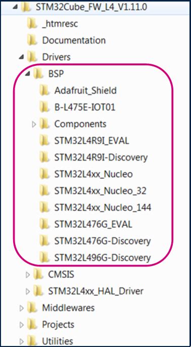 file folder tree png stm32mcu